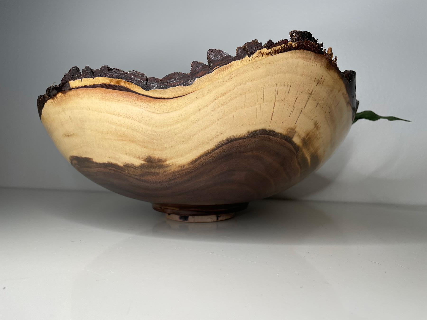 Meet "The General" - Live Edge Black Walnut Bowl.