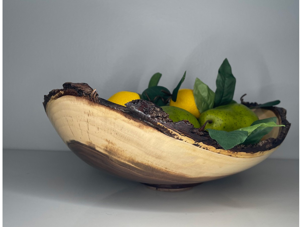 Meet "The General" - Live Edge Black Walnut Bowl.